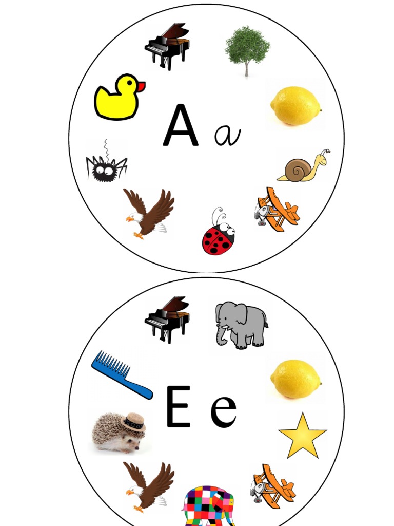 Rosca de Letras y Dibujos | PDF