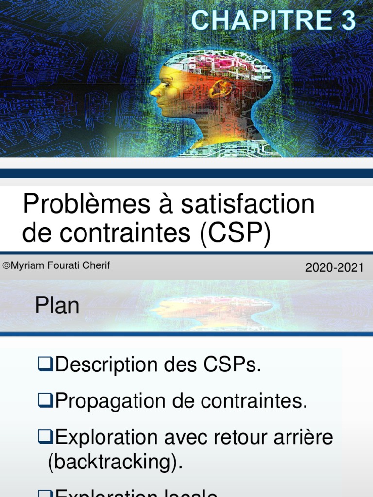 FinalProblèmes À Satisfaction de Contraintes | PDF | Logique ...
