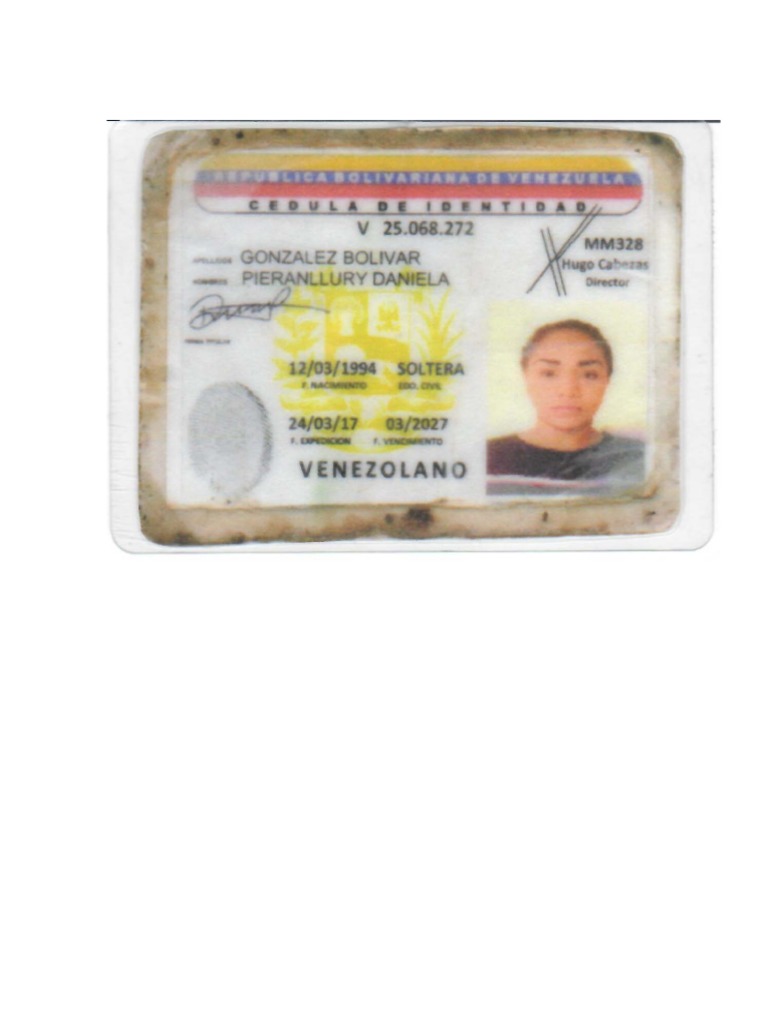 Cedula Daniela | PDF