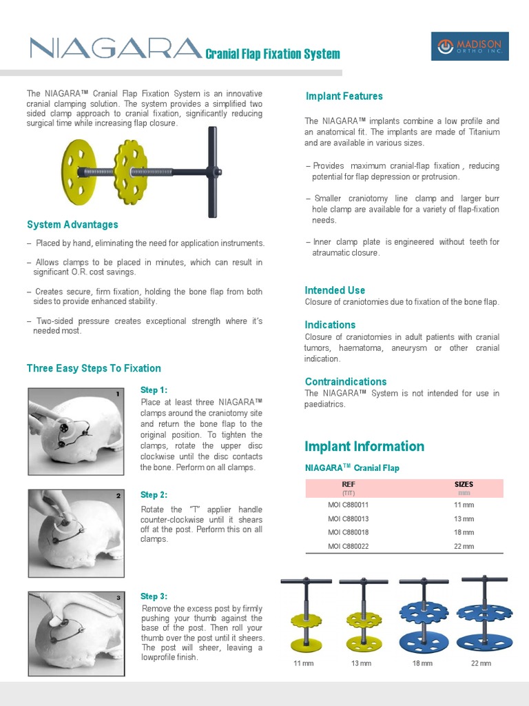 NIAGARA Cranial Flap (v2) 5 | PDF | Surgical Specialties | Surgery
