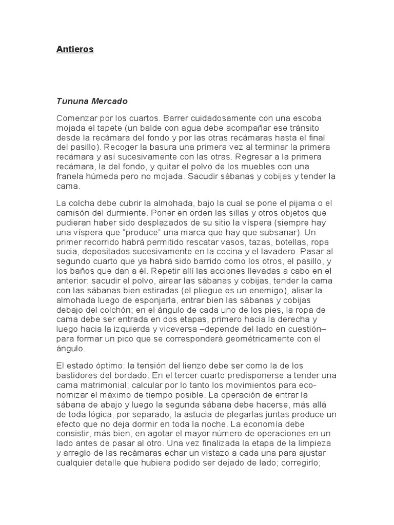 Antieros (Tununa Mercado) | PDF | Alimentos | Naturaleza