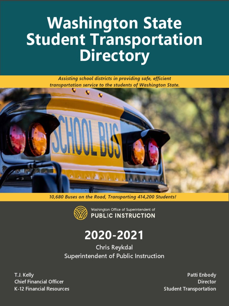 Wash State Trans Directory | PDF | Washington (State)