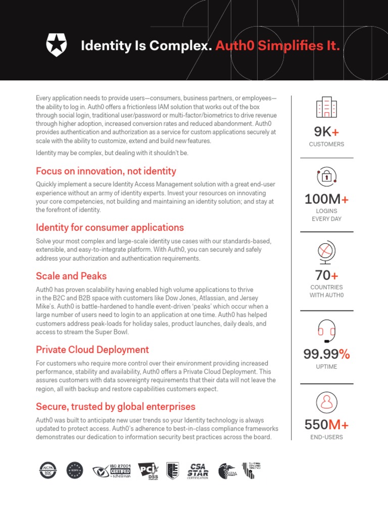 Auth0 Solution Overview | PDF | User (Computing) | Password