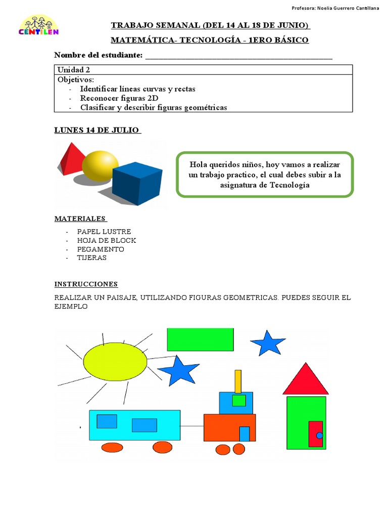 Figuras Geométricas 2D y 3D: Actividades Básicas | PDF | Geometría ...