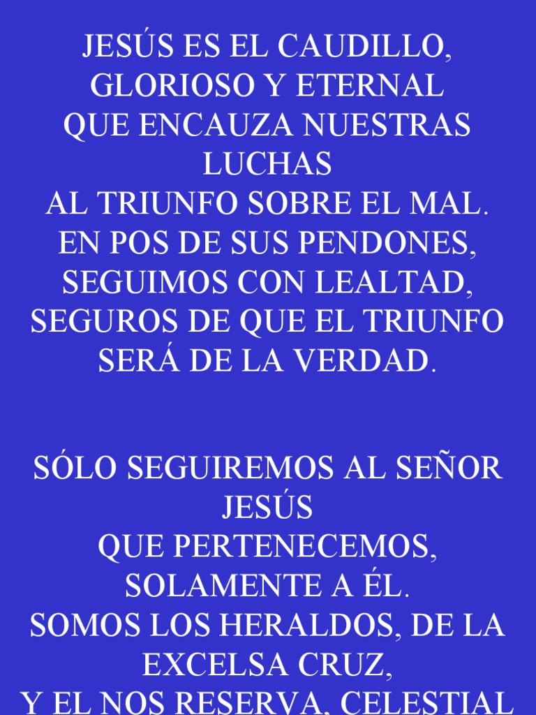 Jesús, nuestro caudillo y guía | PDF