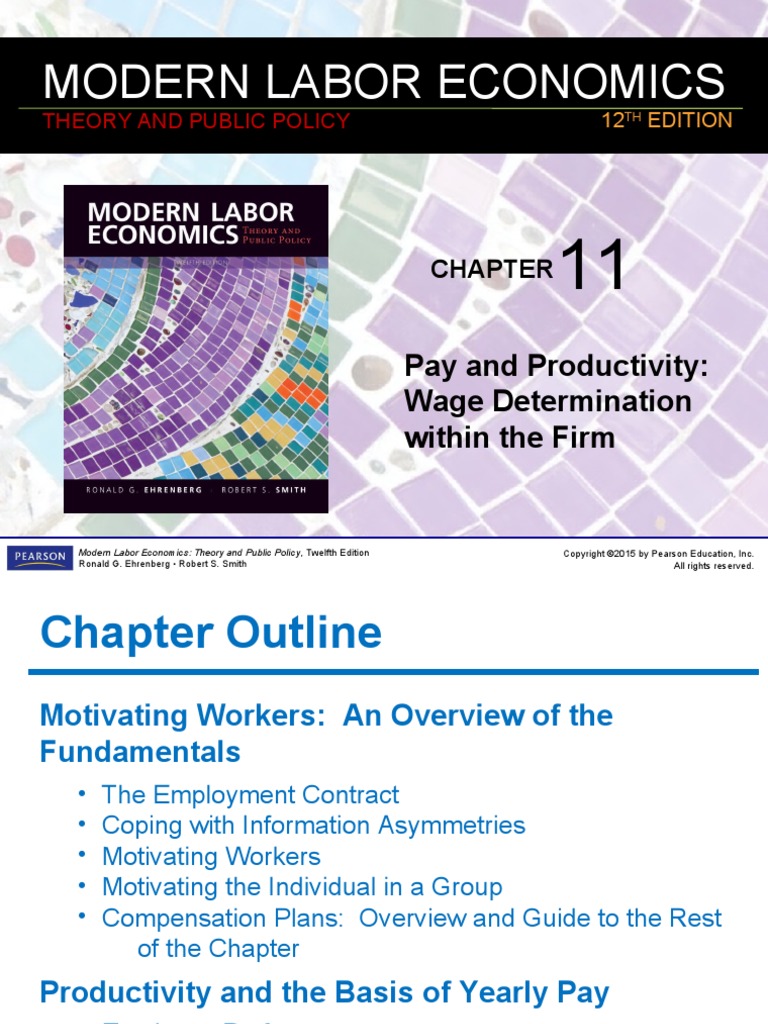 Modern Labor Economics: Pay and Productivity: Wage Determination Within ...