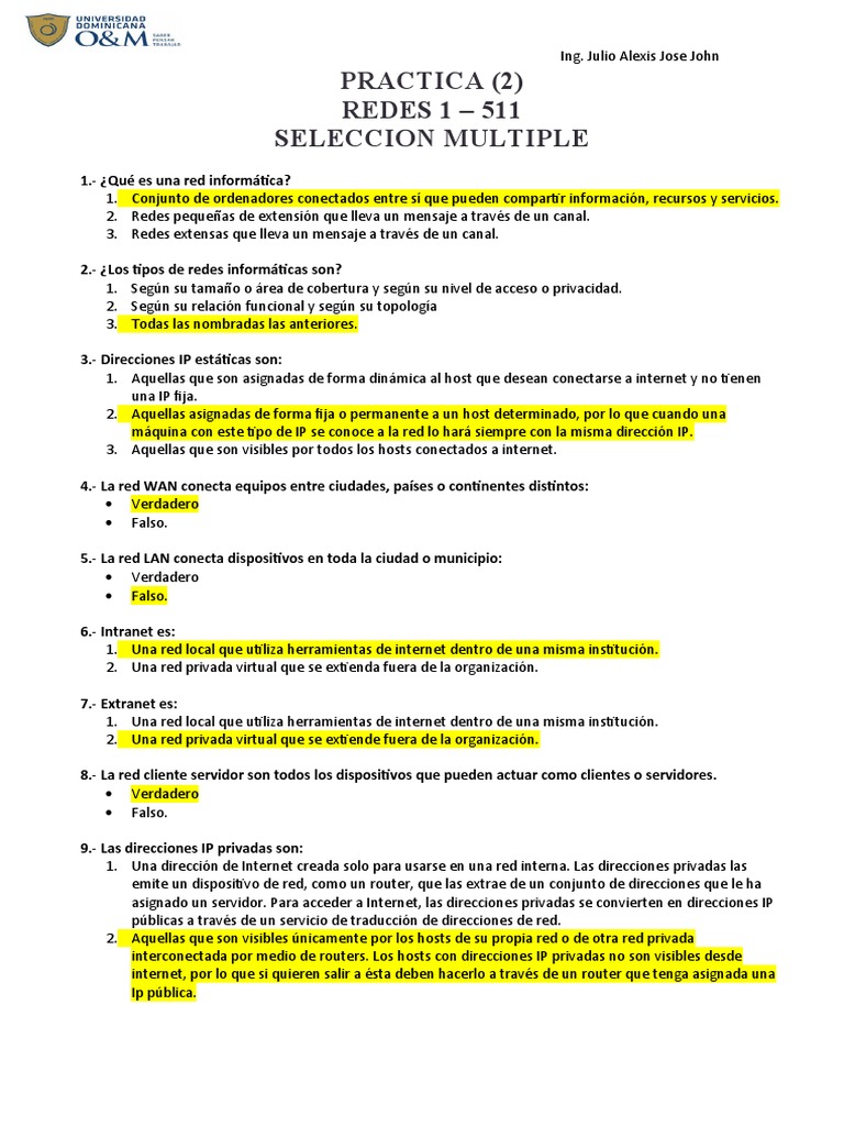 Práctica 2 Redes | PDF | Dirección IP | Red de computadoras