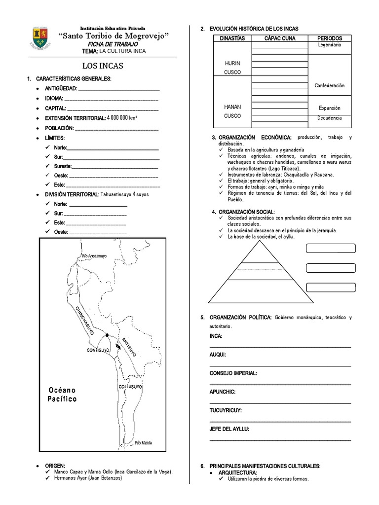 Organización Social del Imperio Incaico | PDF | Imperio Inca | Pueblos ...