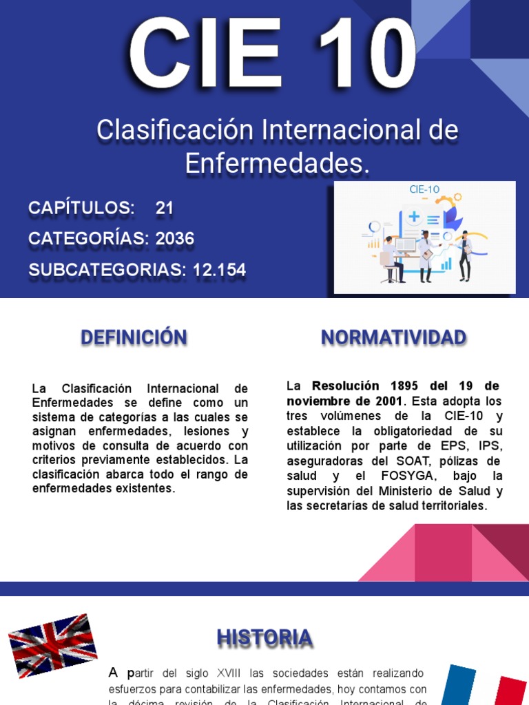 Estructura - Cie - 10 | PDF | Epidemiología | Medicina