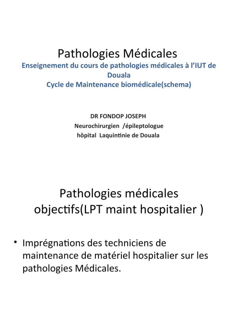 Pathologies Médicales Schema | PDF