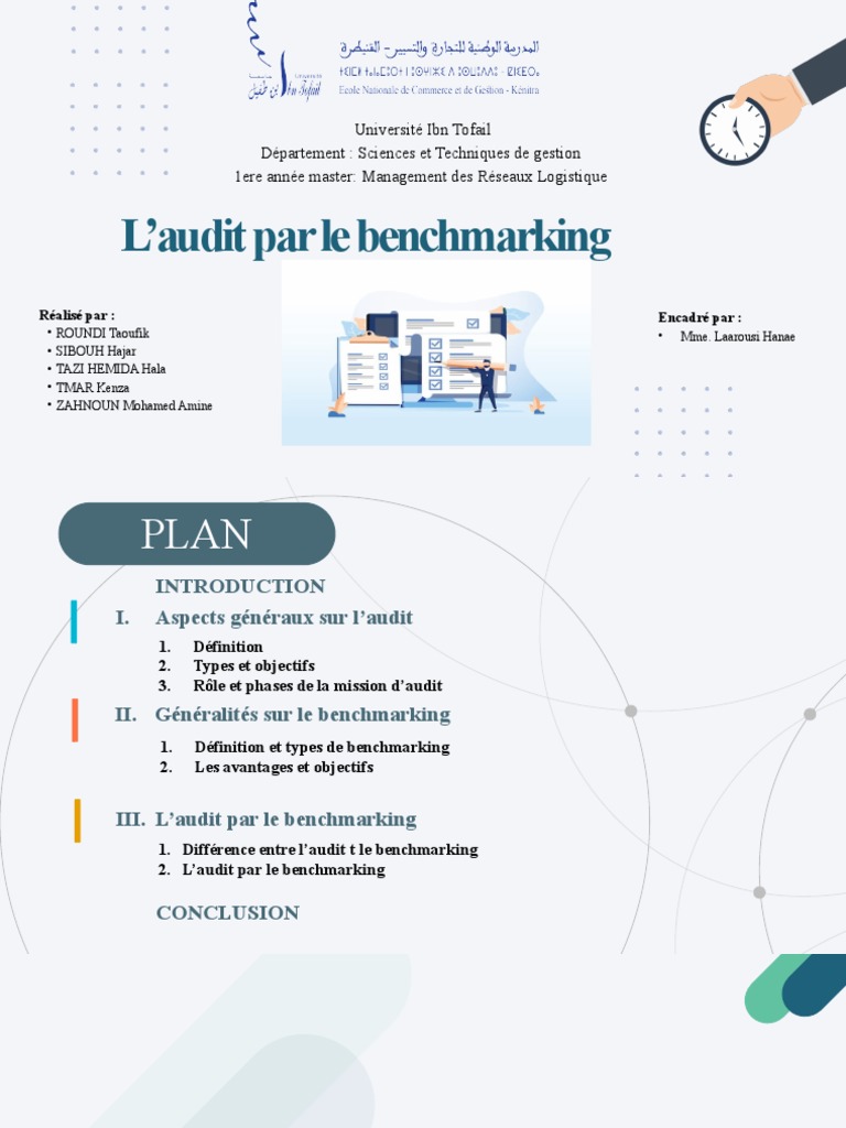 Audit Par Benchmarking PPTTT | PDF | Analyse comparative | Audit