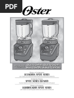 Manual Licuadoras Oster | PDF | Mayonesa | Salsa