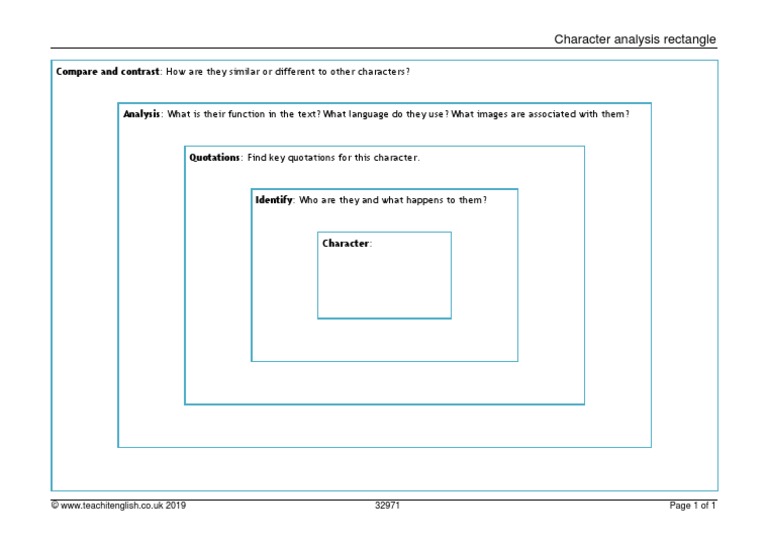 Week 1 - Character Rectangle | PDF