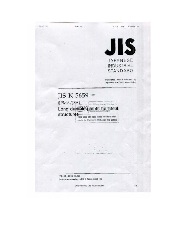 Jis 5659 | PDF