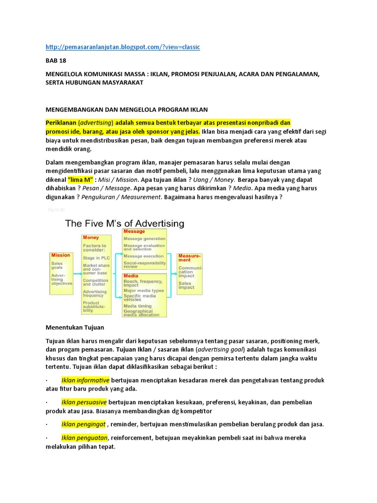 MP - ch20 - Managing Mass Communication | PDF