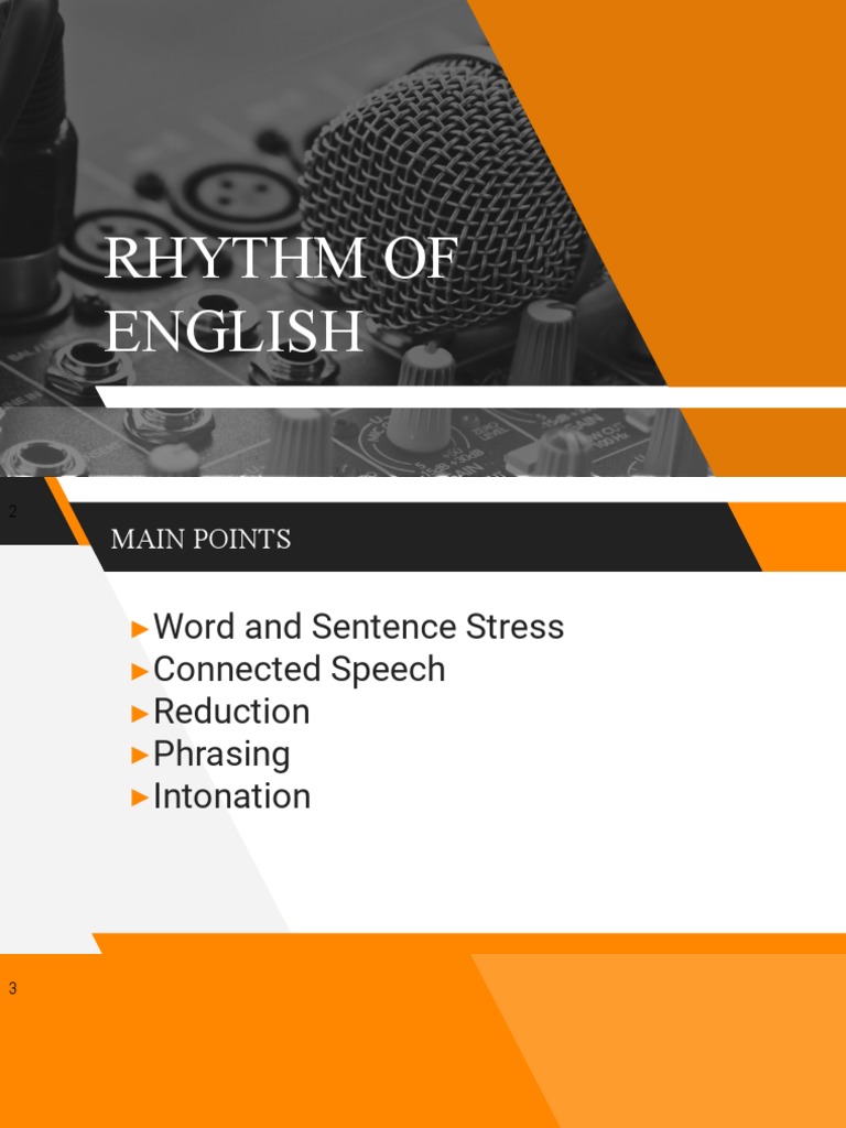 Rhythm of English | Download Free PDF | Stress (Linguistics) | Word