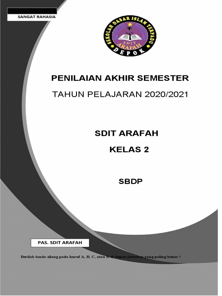 Soal Pas Print SBDP | PDF