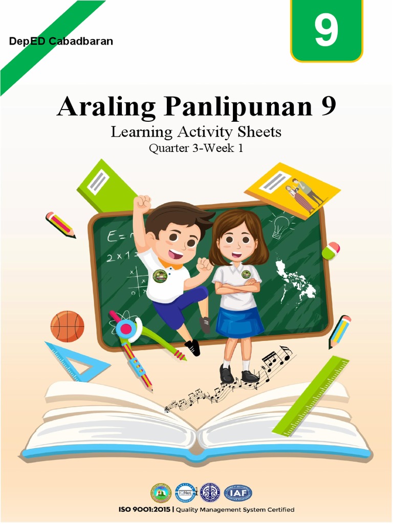 AP Grade 9-Q3 Week-1-2 LAS | PDF