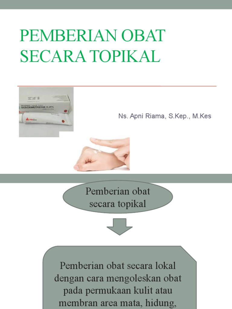 PEMBERIAN OBAT TOPIKAL | PDF
