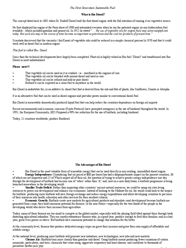 Biodiesel Project | PDF | Biodiesel | Biofuel