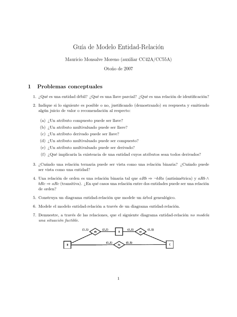 Guia Modelo ER | PDF