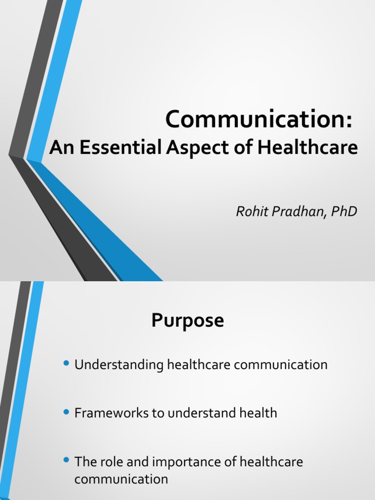 Health Care Communication New ND | Download Free PDF | Communication ...