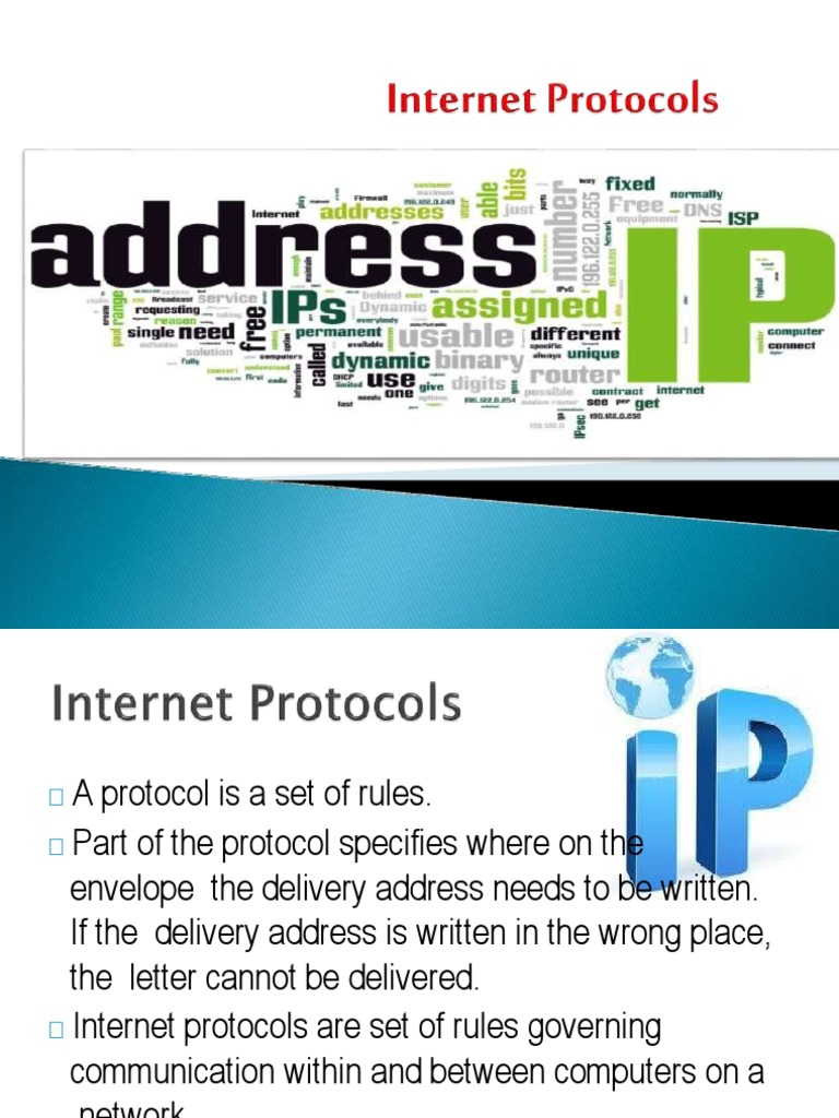 Internet Protocols Lesson 1 (Credit To The Owner) | PDF | Ip Address ...