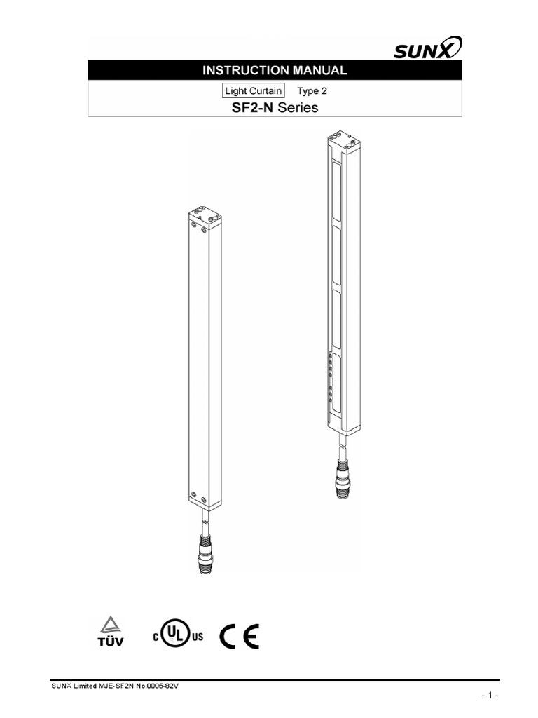 SUNX Limited MJE-SF2N No.0005-82V | PDF | Bipolar Junction Transistor | Safety