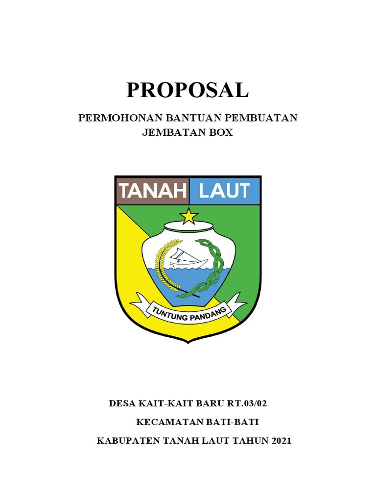 PROPOSAL Jembatan Box RT 3 2021 | PDF