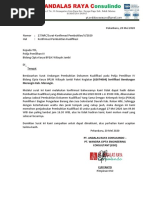 Surat Permohonan Pergantian Personil | PDF