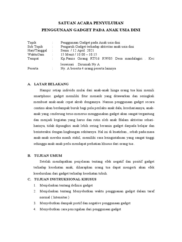 Sap Bahaya Gadget | PDF