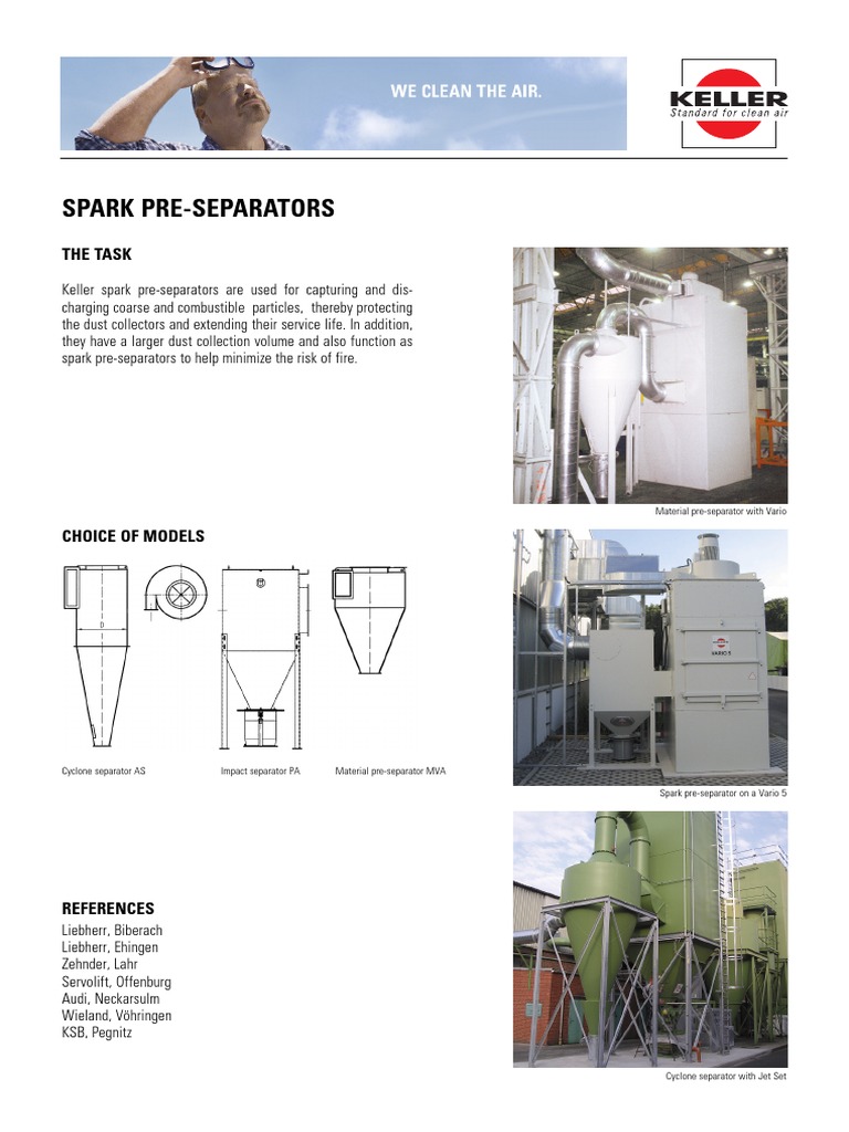 Spark Pre Separators Eng | PDF | Chemical Equipment | Gases
