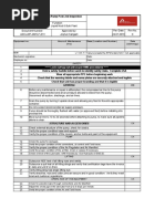 Air Blower Checklist PDF | PDF