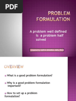 5Ps Formulation Worksheet | PDF