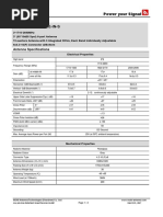 AHP4518R4v06: Antenna Specifications | PDF | Decibel | Electrical ...