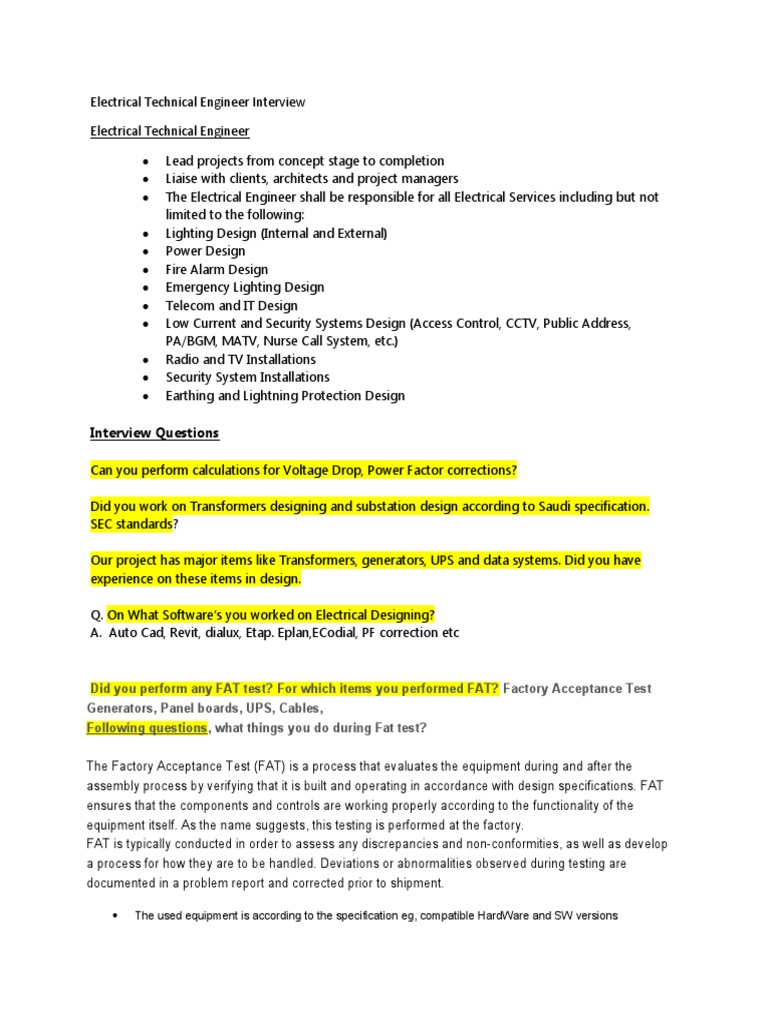 Interview Questions | PDF | Inductor | Transformer