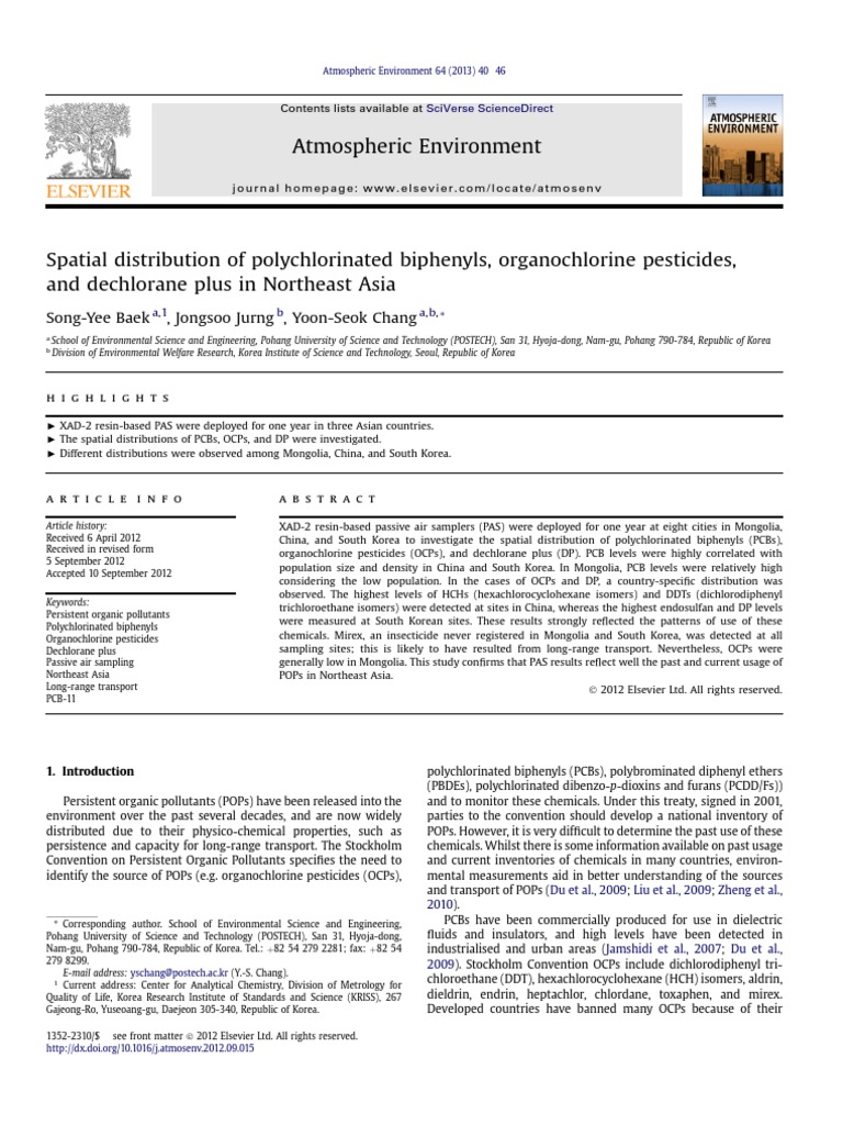 Pops Source | PDF | Polychlorinated Biphenyl | Chemistry