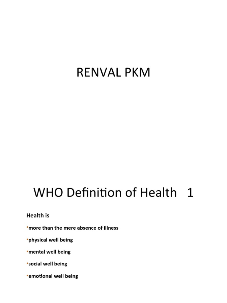 Definition of Health | PDF | Basic Needs | Social Justice