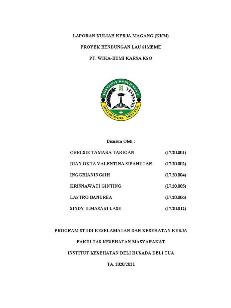 Laporan KKM Proyek Bendungan Lau Simeme | PDF | Bisnis | Komputer