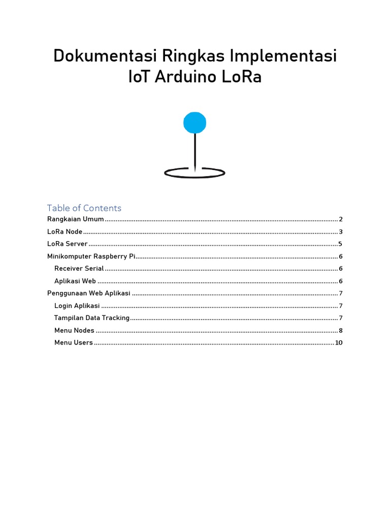 Implementasi IoT Teknologi Lora Arduino | PDF