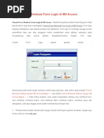 Prosedur Pembuatan Child Account Pada Webaccess PT TPS | PDF