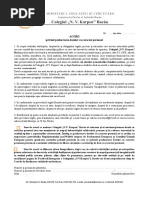 Model Adresa de Inaintare Documente | PDF