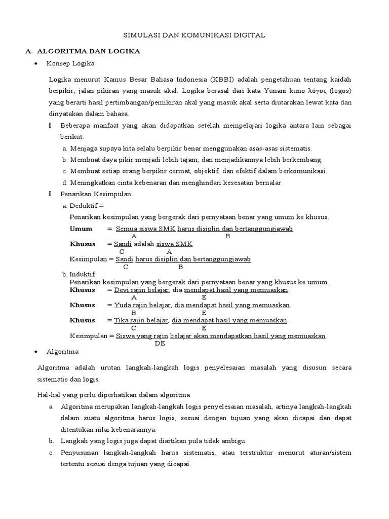 Rangkuman Simkomdig | PDF | Komputer