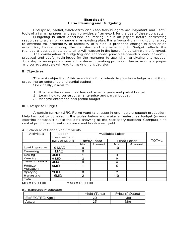 Partial Budgeting in Farm Management | PDF | Budget | Agriculture