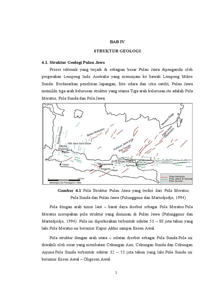 GEOLOGICAL STRUCTURES OF JAVA ISLAND | PDF