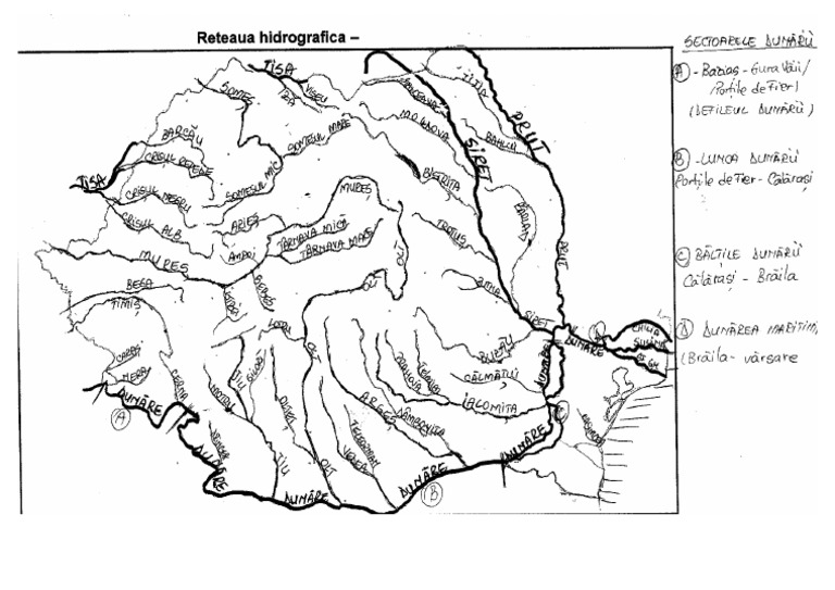 Harta Raurilor Din Romania | PDF