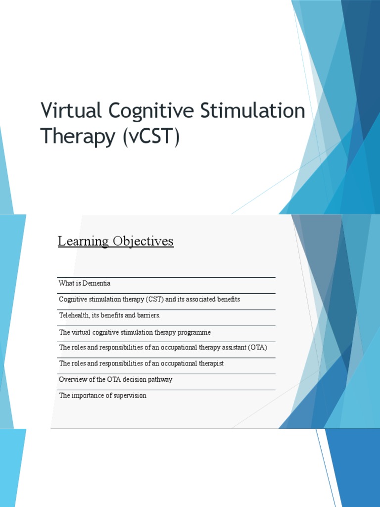 Virtual Cognitive Stimulation Therapy Guide | PDF | Occupational ...