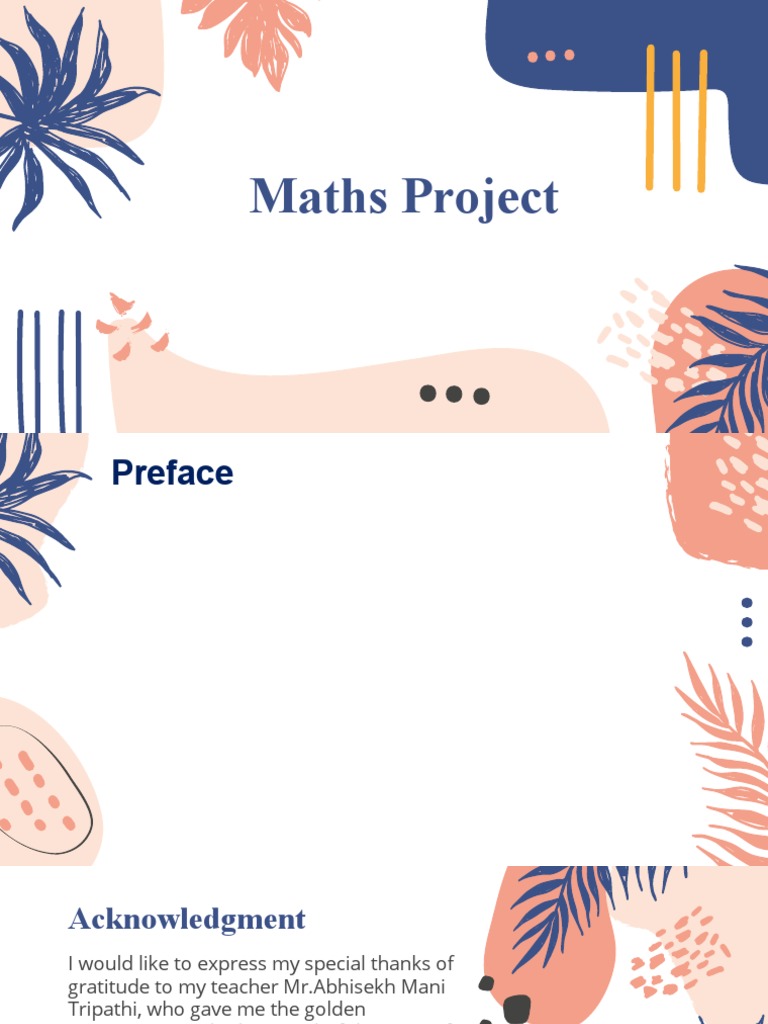 Project On Number System and Mensuration | PDF | Numbers | Integer