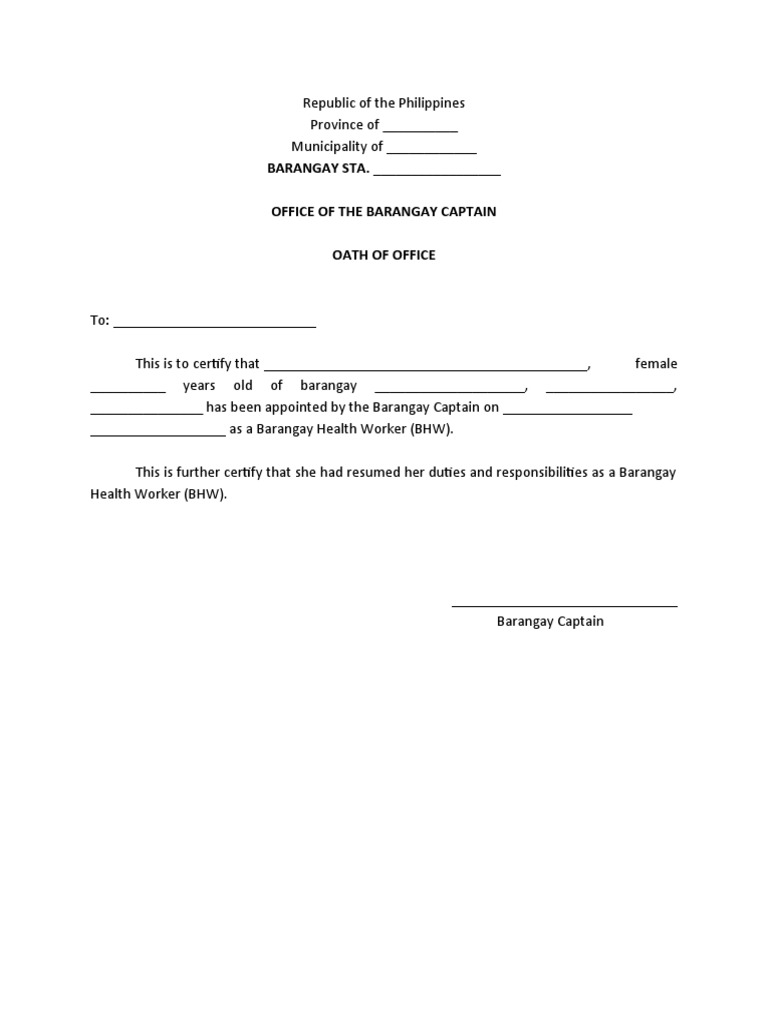 Appointment BHW and Cvo | PDF