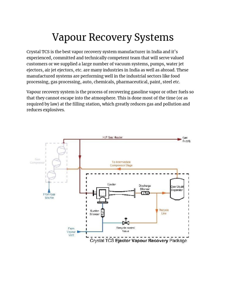 Vapour Recovery Systems | PDF